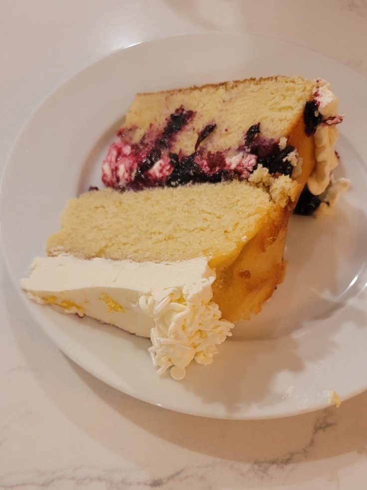 Lemon blueberry cake – Wander & Wonder